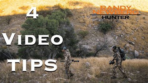 4 Hunting Video Tips For Beginners Youtube