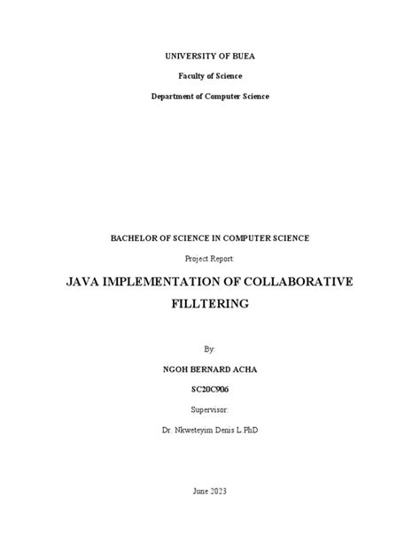 Collaborative Filtering Dotx Download Free Pdf Matrix