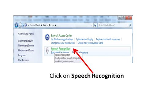 Speech Recognition Accessibility