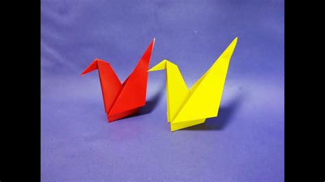 쉬운 종이학 접기 How To Make Easy Paper Origami Cranes Youtube