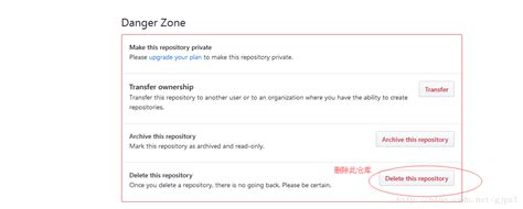 github 删除仓库教程 csdn博客