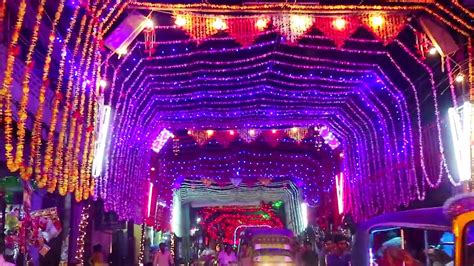 Maa Durga Puja Pandal Decoration In Patna Bihar Youtube