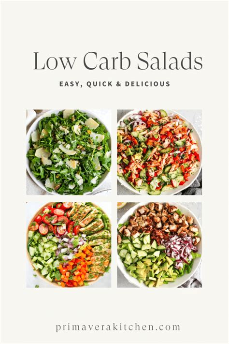 Low Carb Salads Primavera Kitchen
