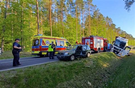 Radio Weekend FM Wypadek na drodze wojewódzkiej Człuchów Debrzno