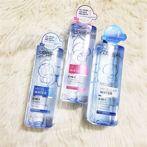 Nước tẩy trang Loreal L Oreal Paris 3 in 1 Micellar Water 400ml