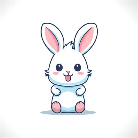 Premium Vector Cute Bunny Cartoon Vector Illustration