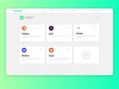 Tech Stack Ui Cards By Bobby Grant Jr On Dribbble