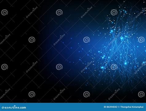 Vector Background Abstract Technology Communication Data Science Stock Illustration