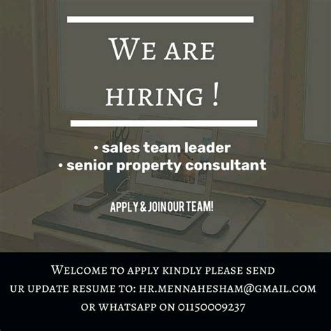 Menna Hesham Ebeid On Linkedin We Are Hiring For Real Estate Developer