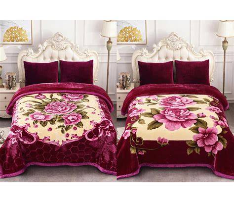 Nc Thick Fleece Blanket King Size10lbs 2 Ply Faux Mink Bed Blanket For
