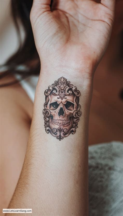 Stylish Small Skull Wrist Tattoo Ideas For Women Lets Learn Slang