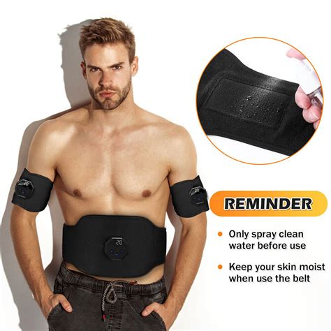 Electric Muscle Toner Machine Abs Toning Belt Simulation Fat Burner