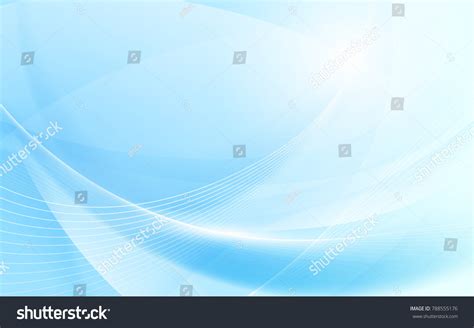 Abstract Blue Wavy Blurred Light Curved Stock Vector Royalty Free 788555176 Shutterstock