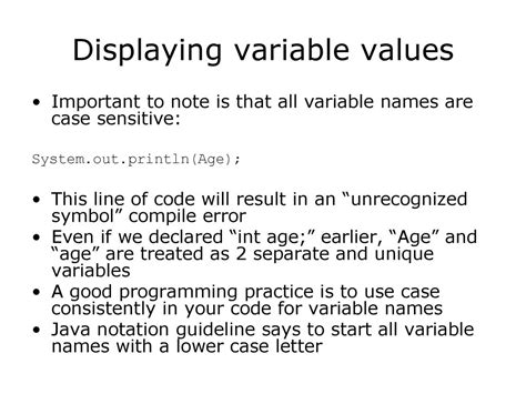 java programming first program and variables ppt download