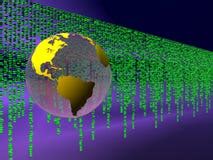 Matrix Binary Code Stock Illustration Illustration Of Internet