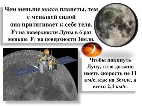 Сила тяжести на других планетах Физические характеристики планет