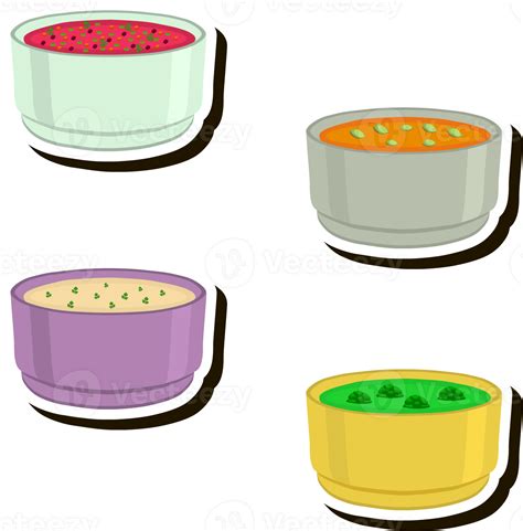 Illustration On Theme Big Set Various Types Beautiful Tasty Edible Hot