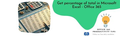 Get Percentage Of Total In Microsoft Excel Office 365