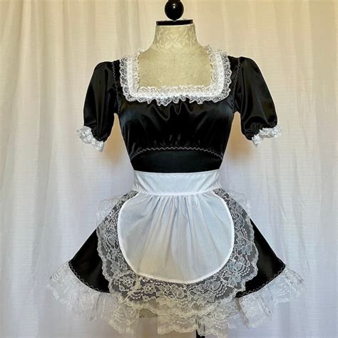 French Maid Costume For Women Etsy