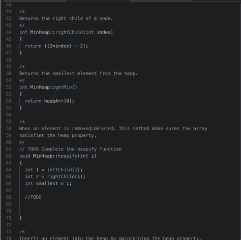 Solved Include MinHeap Hpp Include Using Namespace Chegg Com