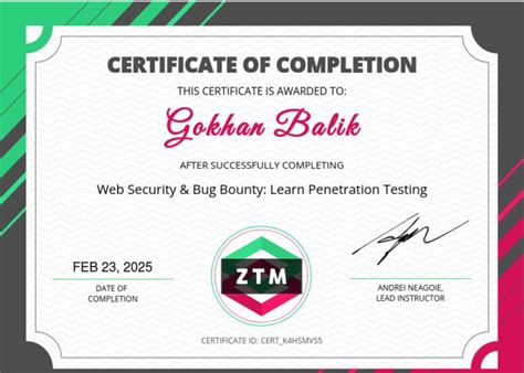 I Have Completed The Web Security And Bug Bounty Learn Penetration