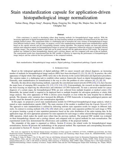 Pdf 1 Stain Standardization Capsule For Application Driven