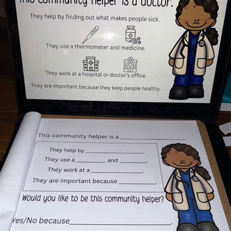 Community Helpers Medical And Care Edition Flip Book And Slideshow