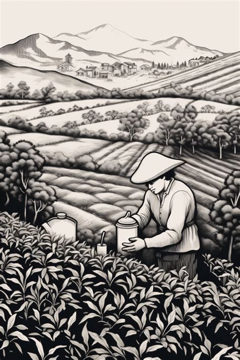 茶园插画素材 茶园插画模板 茶园插画图片免费下载 设图网