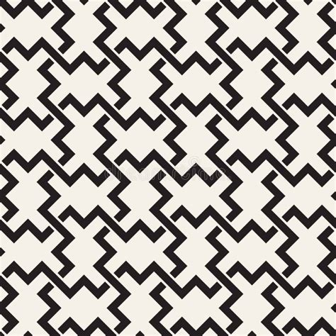 Vector Seamless Pattern Modern Stylish Abstract Lattice Design