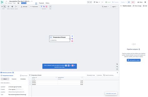 Building Pipelines Getting Started Create A Streaming Pipeline With Pipeline Builder Palantir