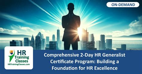 [on Demand] 2 Day Hr Generalist Certificate Program Building A