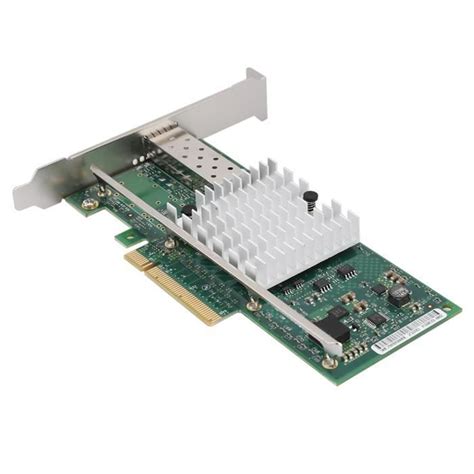 Carte Réseau Go Carte Réseau SFP à Port Unique Gbps avec Interface PCI E Plaquée Or pour