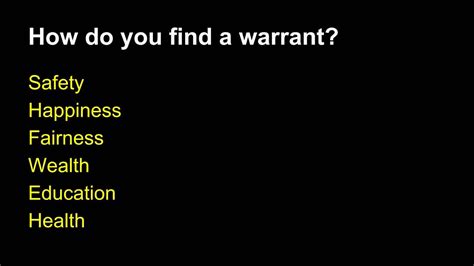 Argument Tutorial 3 Writing The Warrant Youtube