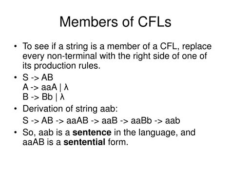 Ppt Context Free Languages Powerpoint Presentation Free Download