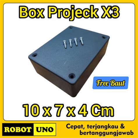 Jual Box X3 Box Projeck Box Elektronik Hitam Proyek Universal Kota