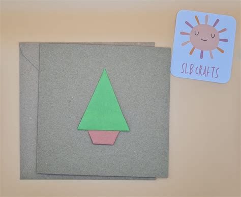 Simple Origami Christmas Card My Cottage Industry