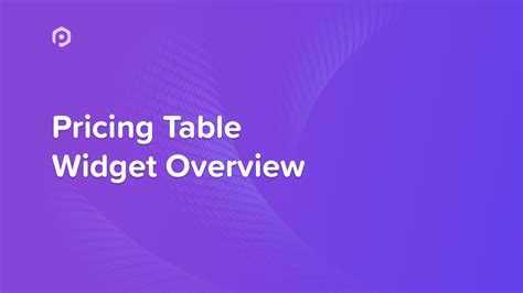 Pricing Table Widget Overview Powerpack Addons For Elementor