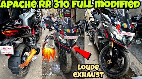 Apache Rr 310 Modified Apache Rr 310 Exhaust 🔥🔥modified Rr 310