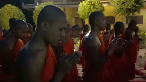 ពិសាខបូជា វត្តជម្ពូវ័ន ២០៩ អង្គ ទ្រង់ប្រសូត ត្រាស់ដឹង បរិនិព្វាន