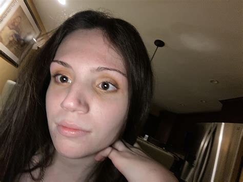 Not Adorable But Bad Selfie After Coming Late From A Party And So Tired