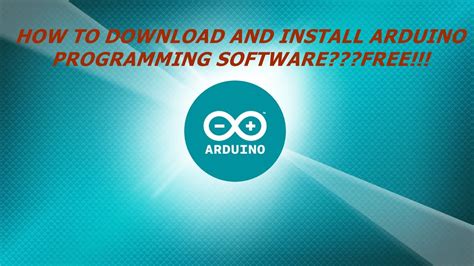 How To Download And Install Arduino Programming Software Free Youtube