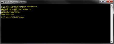 You Should See The Following Output Upon Successful Run