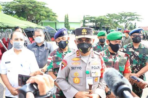 Ribuan Personel TNI Polri Amankan Kunjungan Kerja Presiden Jokowi Di