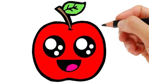 COMMENT DESSINER UNE POMME YouTube