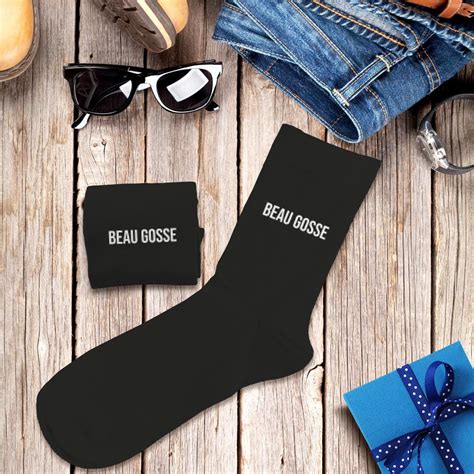 Chaussettes Noires Beau Gosse Homme 7 00