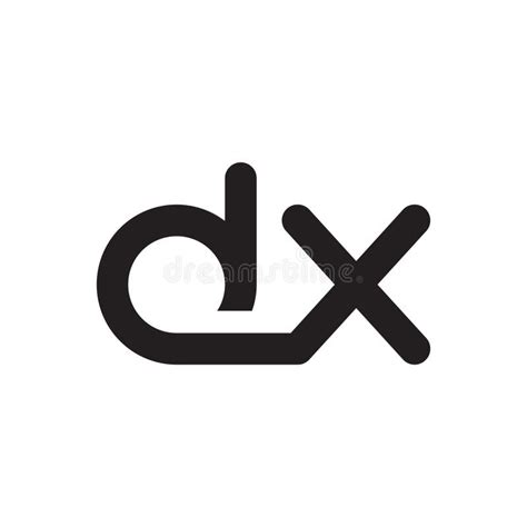Dx Initial Letter Vector Logo Stock Vector Illustration Of Business