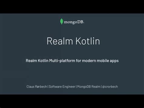 Realm Kotlin Multiplatform For Modern Mobile Apps MongoDB Atlas App