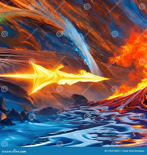 An Abstract Interpretation Of The Four Elements With Fire Water