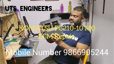 Komatsu Pc210 10 Mo Engine Ecm Repair 🔥🔥🔥 Complete Video Youtube