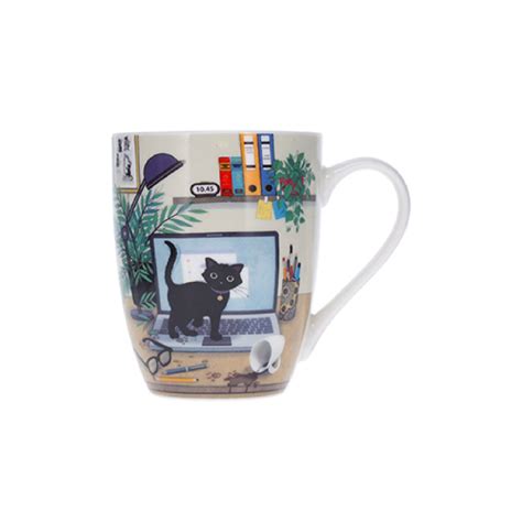 Acheter Mug En Porcelaine Bug Art Cl Chaton Ordi De Kiub